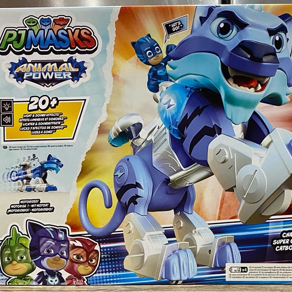 Hasbro | Toys | New In Box Pj Masks Animal Power Charge And Roar | Poshmark